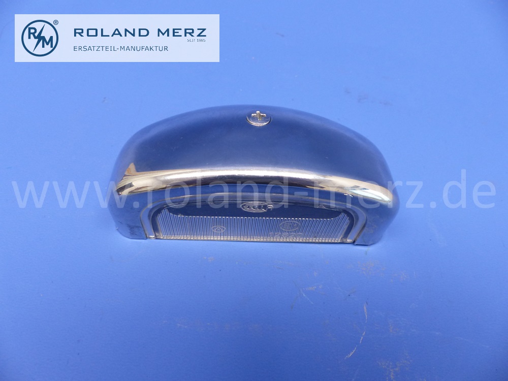 12820 Kennzeichenleuchte, Kennzeichenbeleuchtung, verchromt, 100mm x ...